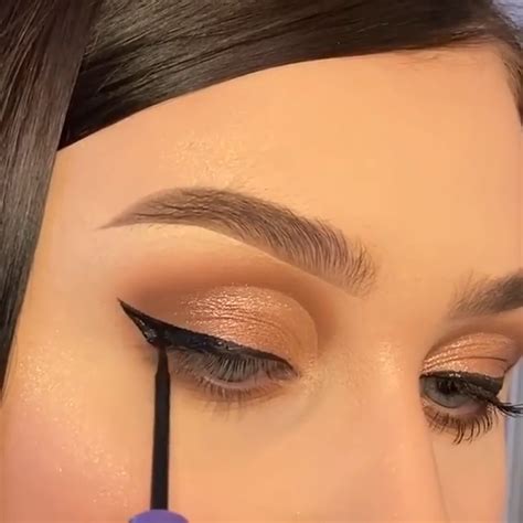 Shimmery Brown Eye Makeup Look Artofit