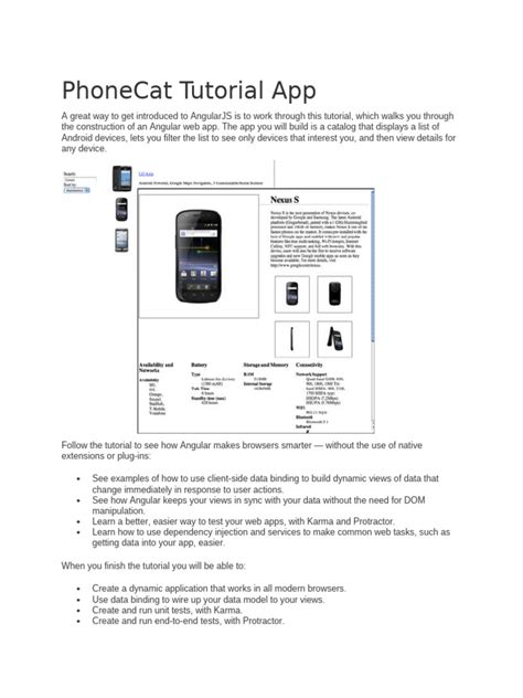 Phonecat Tutorial App Angular 158 Pdf Angular Js Scope