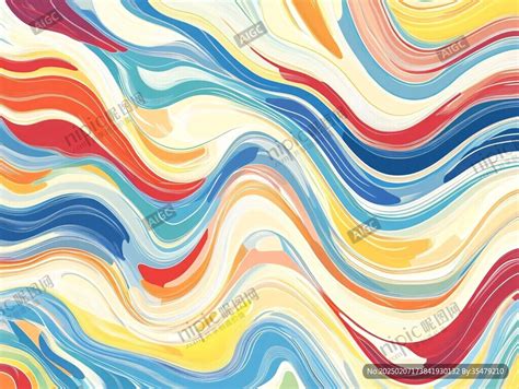 Ai创作图高清炫彩波浪条纹 抽像艺术线条弧线背景 抽象流体花纹背景 流光意境彩色渲染图案 创意波纹弯曲活力 彩色酷炫流动感背景 流体抽象笔触背景 扭曲波浪数码印花 彩色纹理波纹线条液体 流动感