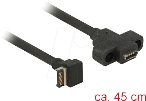 Delock 85326 Pfostenstecker Key A Usb 31 Typ C Buchse Zum Einbau