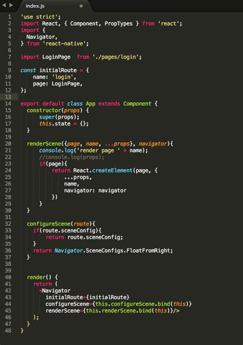 React Native中navigator的使用方法示例react脚本之家