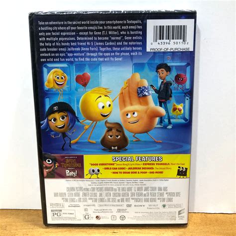 The Emoji Movie Dvd Widescreen 2017 Brand New Ebay