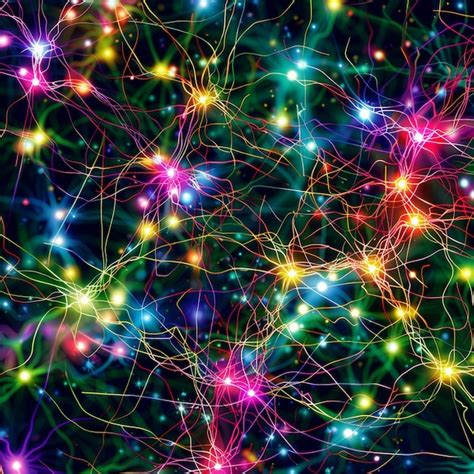 premium photo interconnected neurons network