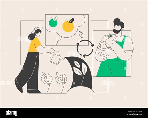 Biological Cycle Abstract Concept Vector Illustration Stock Vector Image And Art Alamy