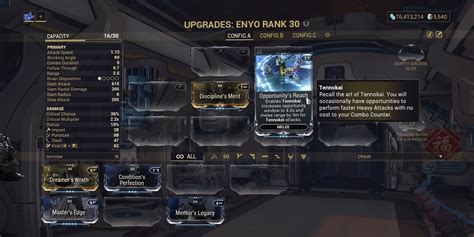 warframe how to farm tennokai melee mods alchemy mission guide