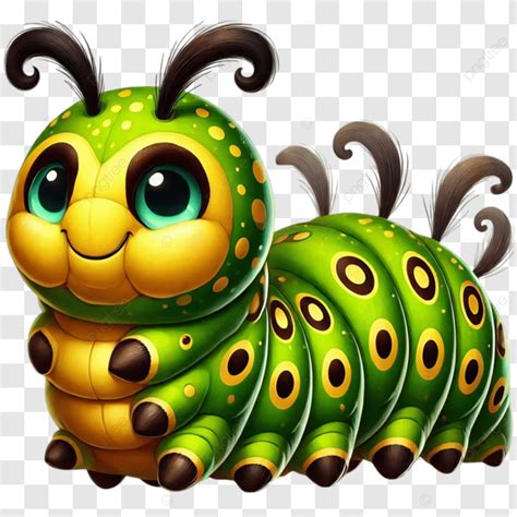 Clip Art De Oruga Verde Clip Art De Orugas Bailando Para álbum De