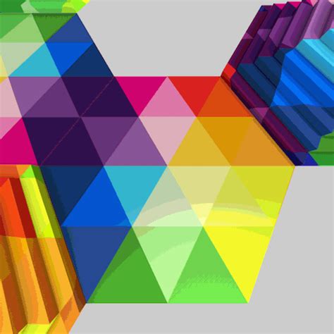 Geometric Hexagon Gif WiffleGif