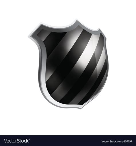 Vector Shield Template Item Royalty Free Vector Image