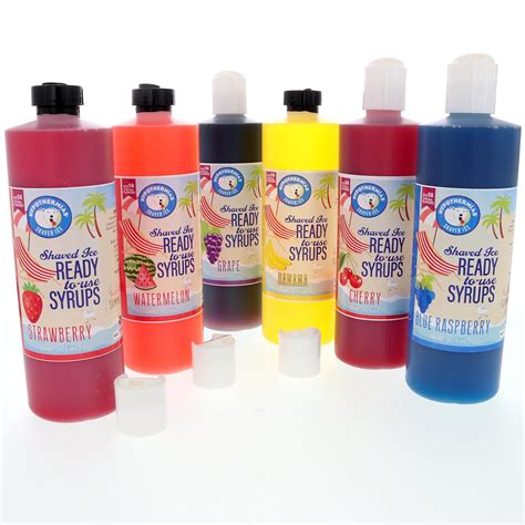 Buy Shaved Ice Syrup Snow Cone Syrup Flavors Slushie Syrups Icee
