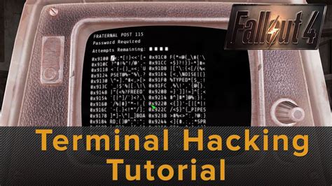 Fallout Terminal Hacking Tutorial Guide YouTube