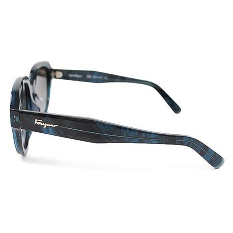 Salvatore Ferragamo Sunglasses Woman Blue Havana Sf906sa 409