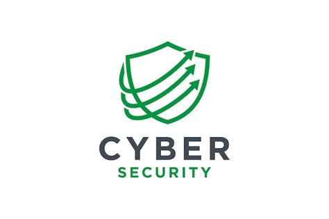 Premium Vector Shield Icon Logo Cyber Security Symbol Logo Design