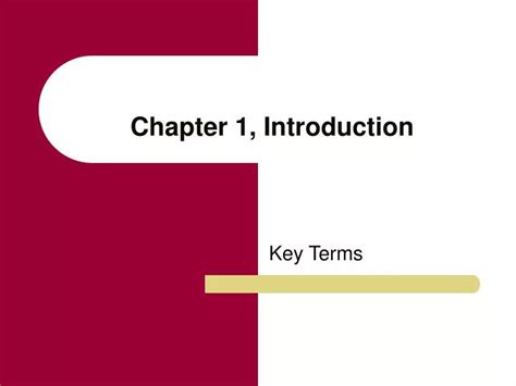 PPT - Chapter 1, Introduction PowerPoint Presentation, free download ...