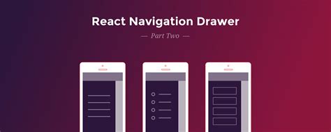 react navigation drawer tutorial — part 2 red shift
