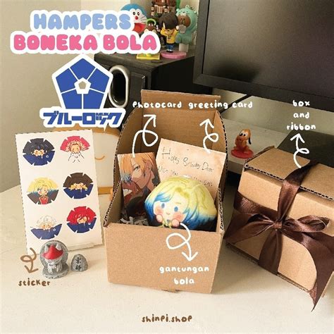 Jual Hampers Gantungan Bola Boneka Blue Lock Anime Wibu Cosplayer
