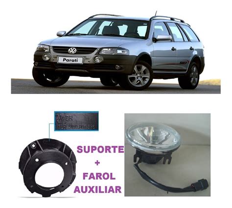 Kit Suporte Farol Auxiliar Milha Parati G4 Surf Central Frete grátis