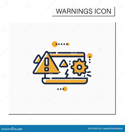 Crashes Color Icon Stock Vector Illustration Of Importance 237031218