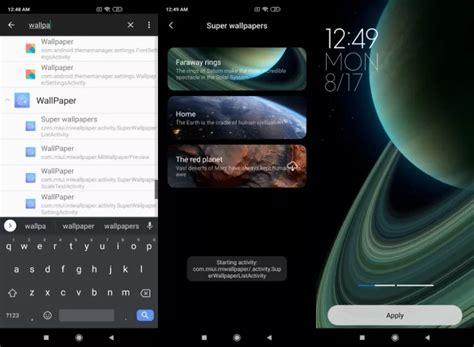 How To Get MIUI 12 Saturn Super Wallaper On Any Xiaomi Android Device