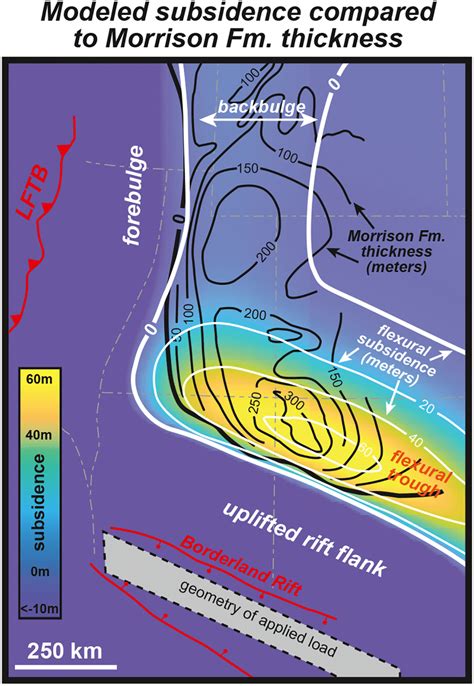 Results Of 3d Flexural Modeling That Include Flexure Related To The