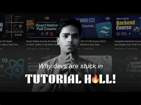 stop watching coding tutorials now 😱 how to get out of tutorial hell