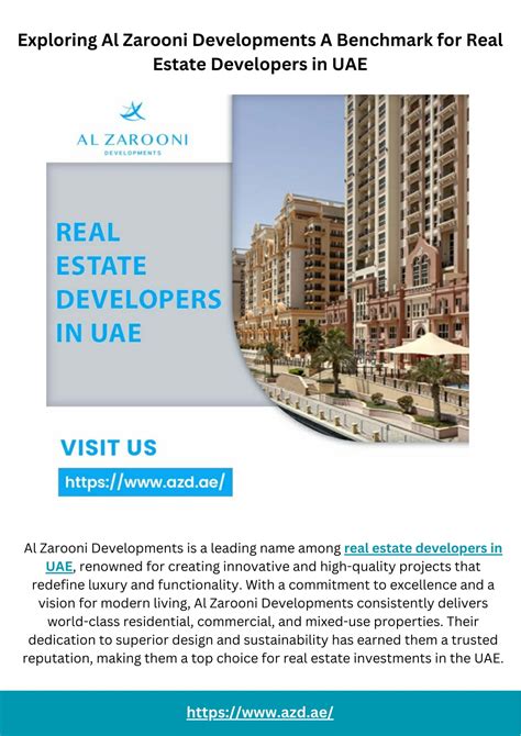Ppt Exploring Al Zarooni Developments A Benchmark For Real Estate Developers In Uae Powerpoint