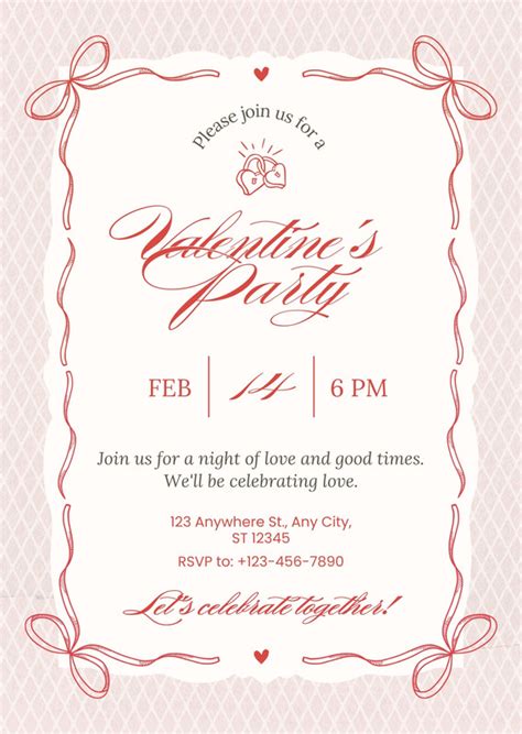 Customize 431 Valentines Party Invitation Templates Online Canva