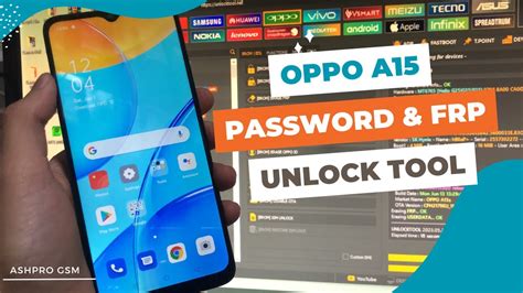 OPPO A15 CPH2185 Password FRP Bypass Unlocktool