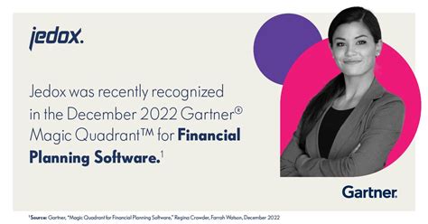 Jedox Was Recently Recognized In The Gartner® Magic Quadrant™ For Financial Planning Software