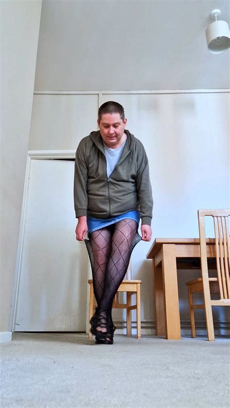 Tranny Wearing Black Fishnet Tights Emma Nugent Flickr