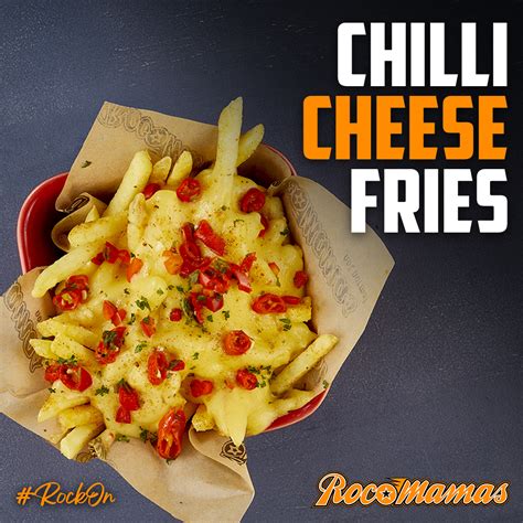 Rocomamas Turn Up The Heat With Our Chilli Cheese Fries 🔥🧀🌶️ Crispy