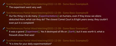 Wildcard Functionality For Linked References Unlinked References