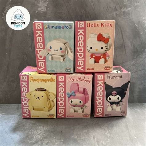 Promo Mainan Bricks Keeppley Sanrio Hello Kitty Cinamoroll Kuromi My