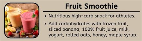 Best High Carb Snacks For Athletes Nutrition By Mandy
