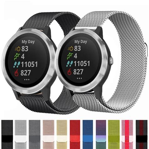 Correa De Metal De 20mm Y 22mm Para Reloj Garmin Vivoactive 3 4 Venu