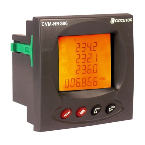 Circutor Cvm Nrg96 Manual Pdf Download Manualslib