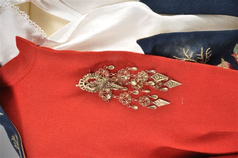 Norsk Bunad Folkedragt Str Ca Tallets Halvdel Lauritz