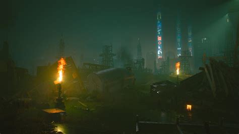 [february Theme] Night City Junkyard Cyberpunk 2077