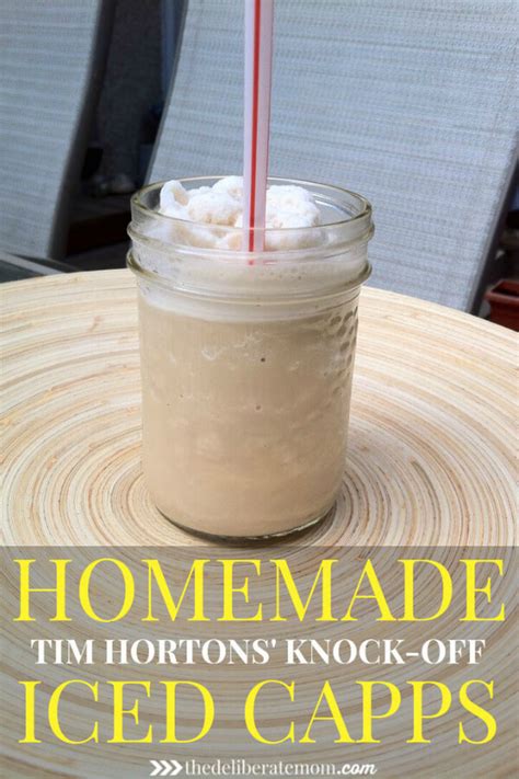 Homemade Iced Capps Tim Hortons Copycat Recipe