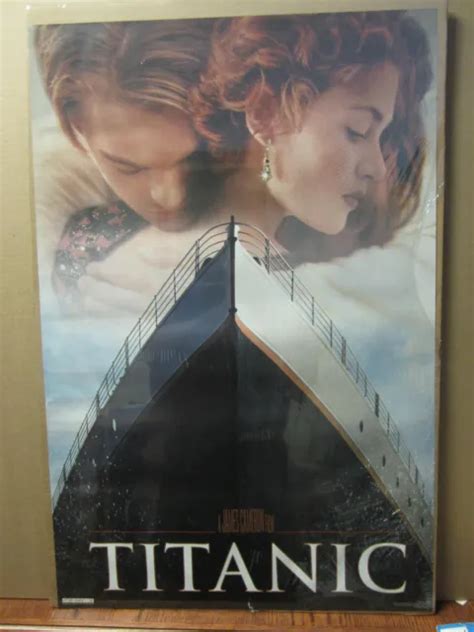 Affiche De Film Vintage Titanic James Cameron Leonardo De Caprio