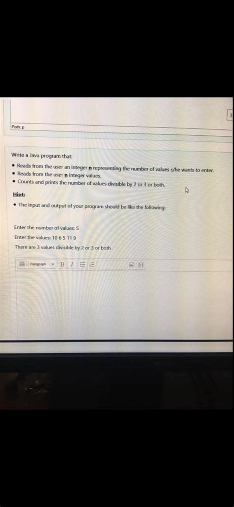 Solved T Pathp Write A Java Program That • Reads From The
