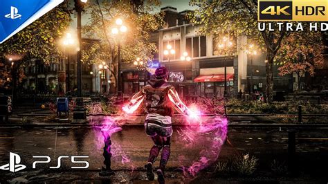 Infamous First Light Ps5 4k 60fps Hdr Gameplay Youtube