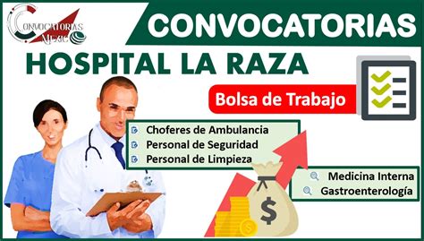 ≫ Convocatorias Hospital la Raza 2023-2024 ️【 julio 2025】