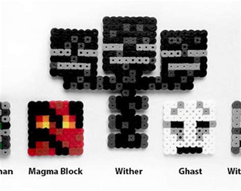View 20 Minecraft Wither Skeleton Perler Beads Greatm