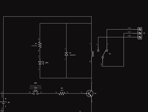 Schematic For [walkthrough] Transistor Switch Relay · Flux