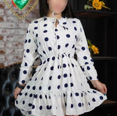 تصاویر ۱۰مدل پیراهن خال خالی مجلسی را ببینید مدل پیراهن توپ توپی دخترانه