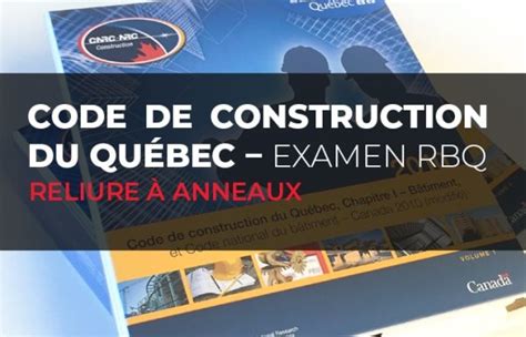Code De Construction Du Québec Formation Construction