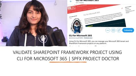 Validate Sharepoint Framework Project Easily Using Cli For Microsoft 365 Youtube