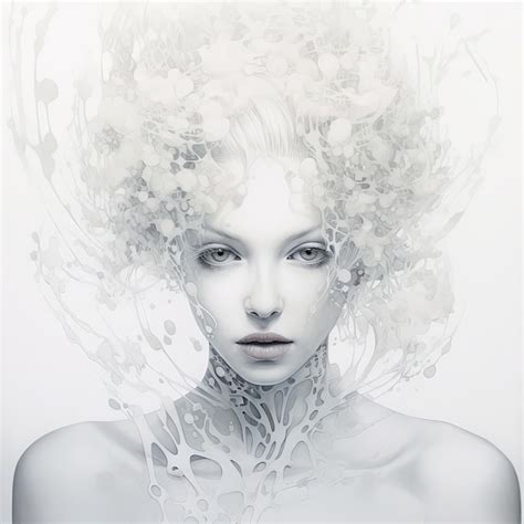 Premium Ai Image Digital Woman Portrait