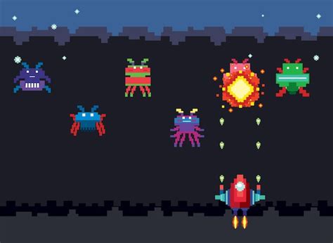 우주 게임 사용자 인터페이스 템플릿 무료 벡터