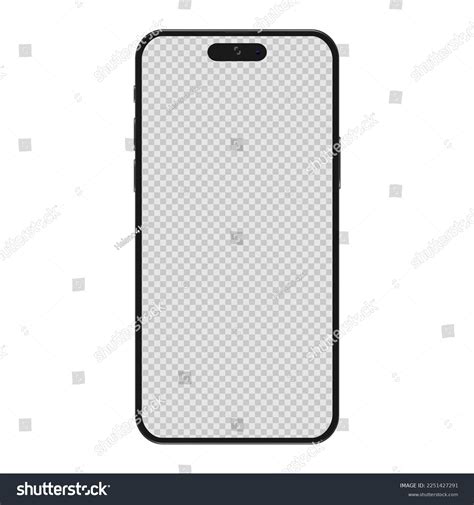 Realistic Smartphone Mockup Device Ui Ux Stock Vector Royalty Free